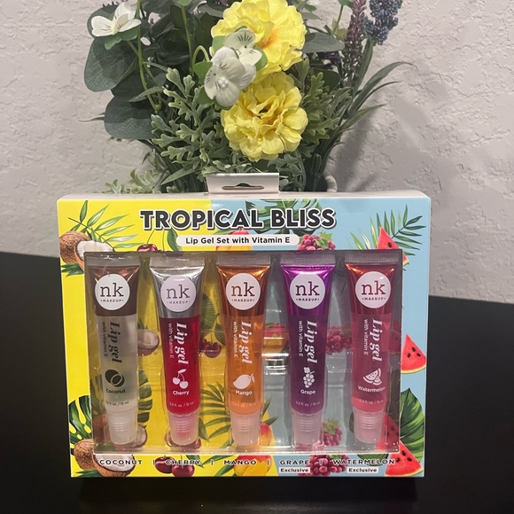 Makeup | Nib Tropical Bliss Lip Gel Collection Multiple Different Flavors Pack Of Five | Poshmark